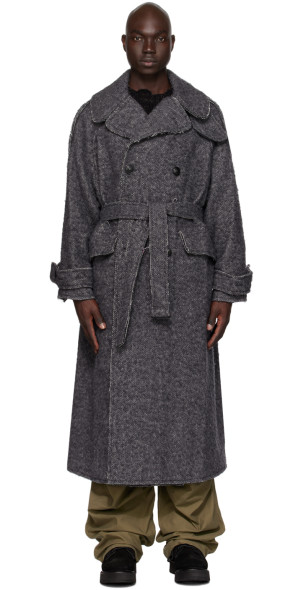 R13 - Gray Jumbo Military Coat