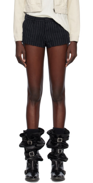 R13 - Navy Tailored Micro Shorts