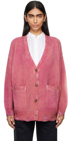 R13 - Pink Oversized Cardigan