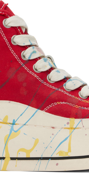 R13 - Red Kurt High Top Sneakers