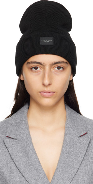 rag & bone - Black Addison Beanie