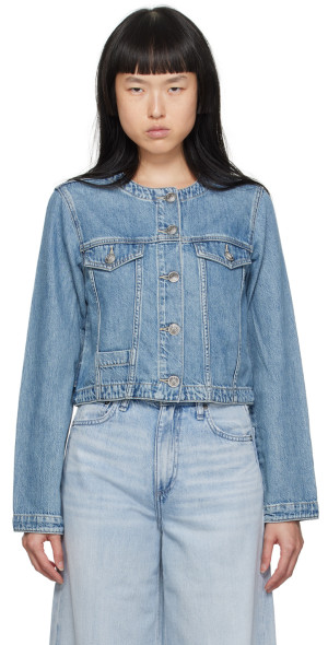 rag & bone - Blue Faded Denim Jacket