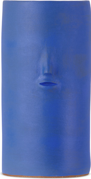 Rami Kim Studio - Blue Ceramic Face Vase