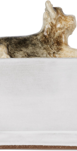 Rami Kim Studio - SSENSE Exclusive White Yorkie Butter Dish