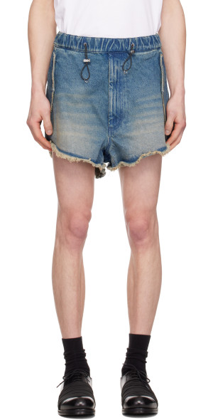 Random Identities - Blue Washed Denim Shorts