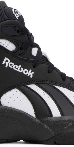 Reebok Classics - Black & White 'Above The Rim' Pump Vertical Sneakers