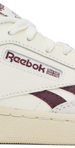 Reebok Classics - Off-White & Red Club C Revenge Vintage Sneakers