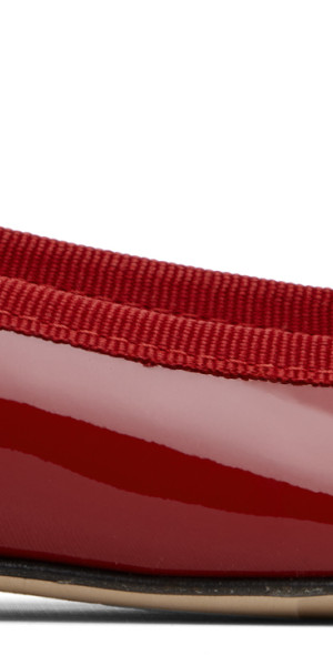 Repetto - Red Brigitte Pointy Toe Ballerina Flats