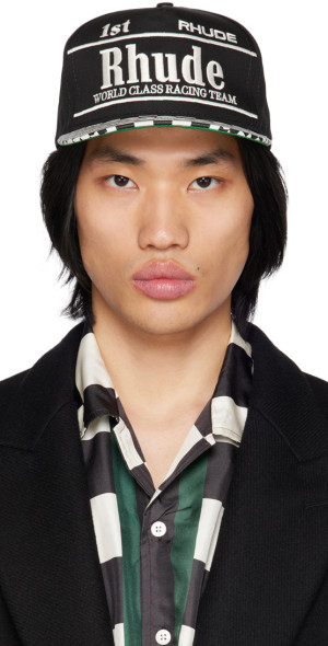 Rhude - Black Embroidered Cap