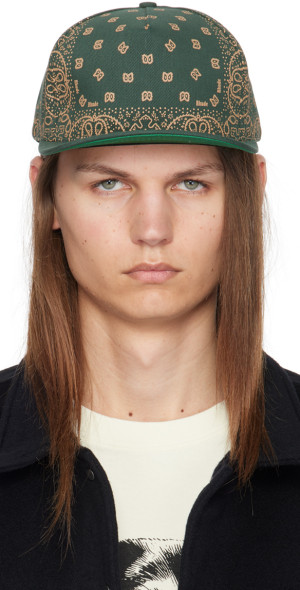 Rhude - Green Bandana Canvas Cap