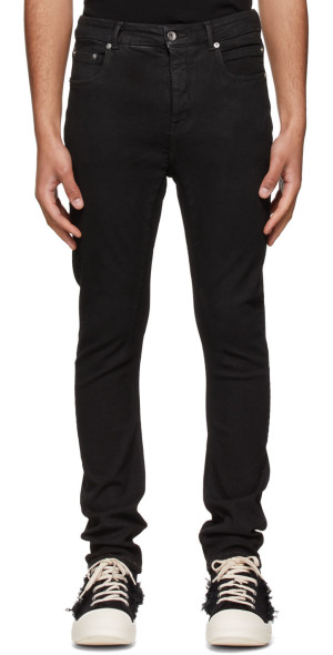 Rick Owens DRKSHDW - Black Detroit Slim Jeans