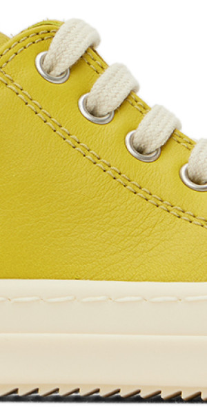 Rick Owens - Baby Yellow Low Sneakers