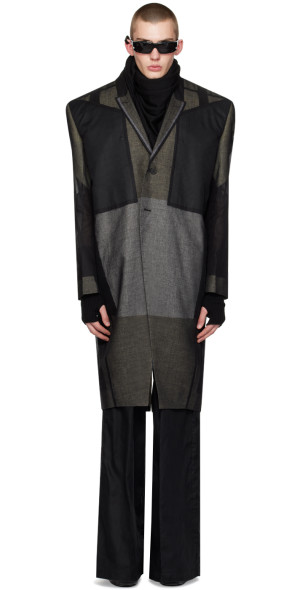 Rick Owens - Black Button Coat