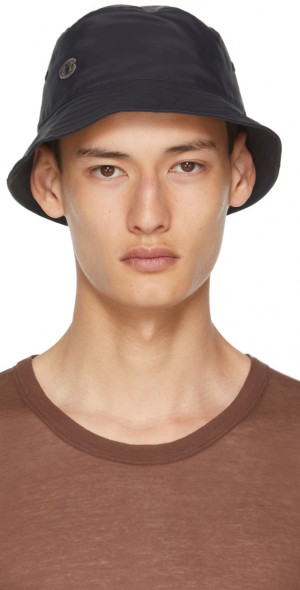 Rick Owens - Black Champion Edition Nylon Gilligan Hat