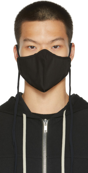 Rick Owens - Black Cotton Mask