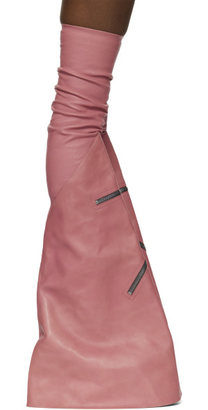 Rick Owens - Pink Porterville Cargowedge Boots