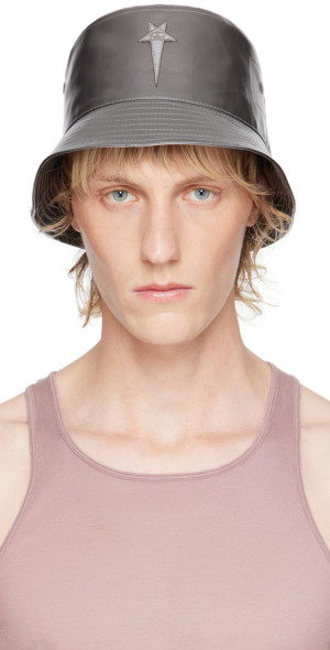 Rick Owens - Silver Champion Edition Gilligan Bucket Hat