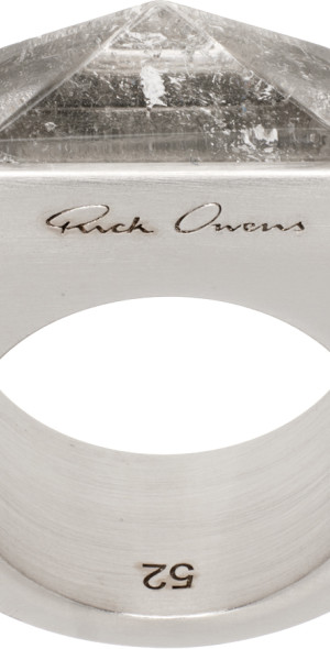 Rick Owens - Silver Pyramid Ring