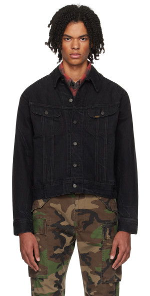 RRL - Black Reinforced Denim Jacket