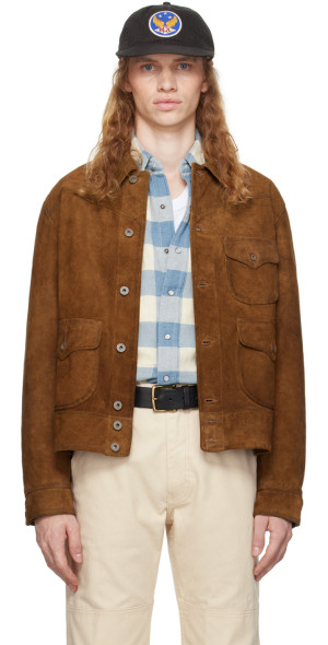 RRL - Brown Roughout Suede Jacket