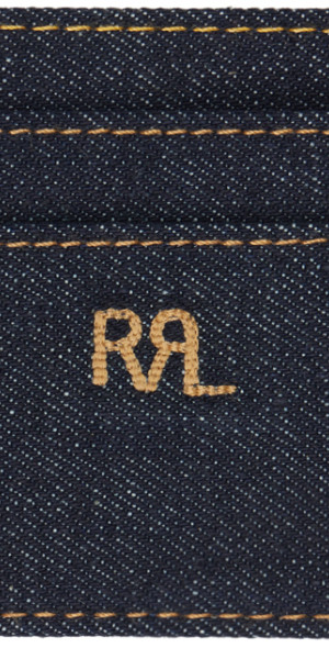 RRL - Indigo Denim Card Holder