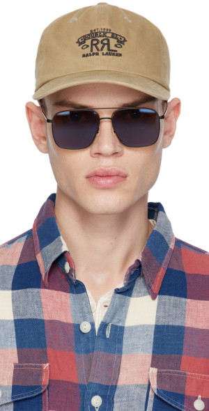 RRL - Khaki Ranch Logo Twill Ball Cap