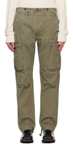 RRL - Khaki Surplus Cargo Pants