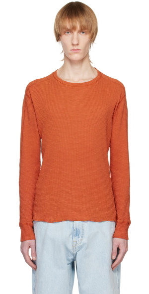RRL - Orange Crewneck Sweater
