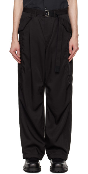 sacai - Black SPIEWAK Edition Belted Cargo Pants