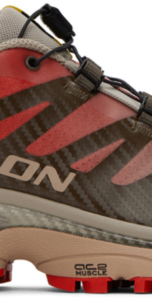 Salomon - Red & Beige XT-4 OG Sneakers