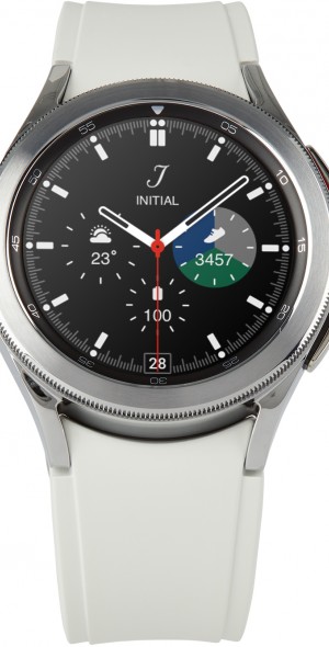 Samsung - White Galaxy Watch4 Classic Smart Watch, 42 mm