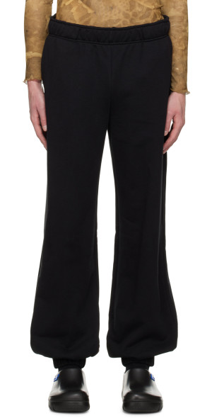 Serapis - Black Concealed Drawstring Lounge Pants