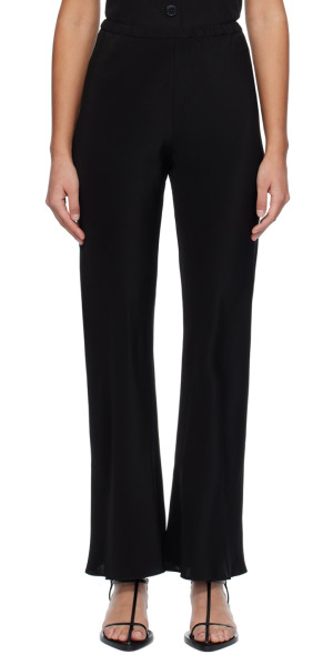 Silk Laundry - Black CDC Bias-Cut Lounge Pants