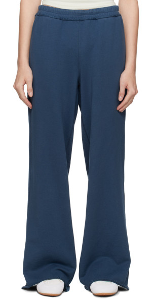 SKIMS - Blue French Terry Wide Leg Lounge Pants