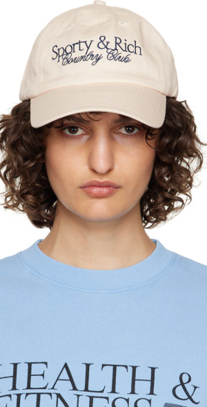 Sporty & Rich - Beige 'SR Country Club' Cap
