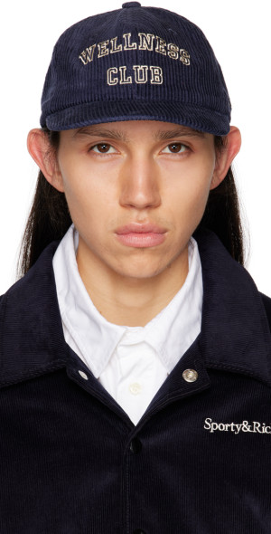 Sporty & Rich - Navy 'Wellness Club' Cap