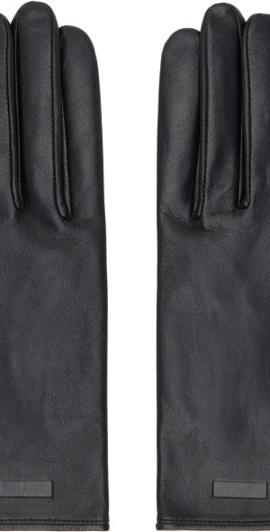 stein - Black Leather Gloves