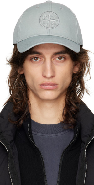 Stone Island - Blue Embroidered Cap