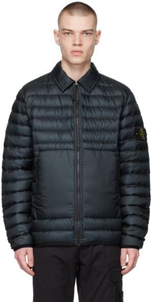 Stone Island - Navy Down Bio-Based Jacket