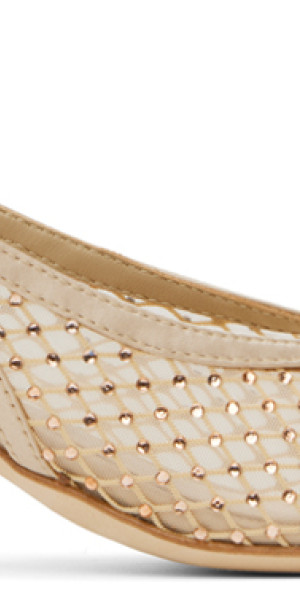 Studio Amelia - Beige Razor 50 Heels