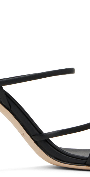 Studio Amelia - Black Helix 90 Heeled Sandals