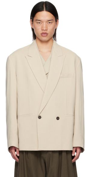 Studio Nicholson - Beige Daburu Blazer