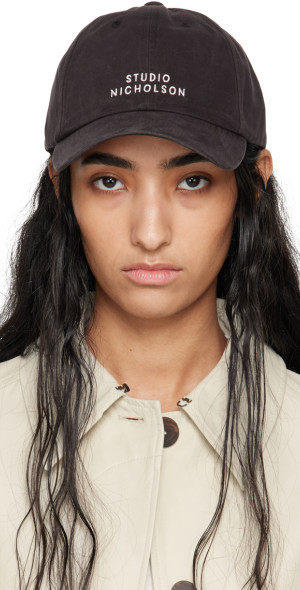 Studio Nicholson - Black Logo Cap