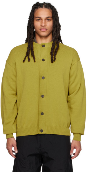 Studio Nicholson - Green Sierra Cardigan