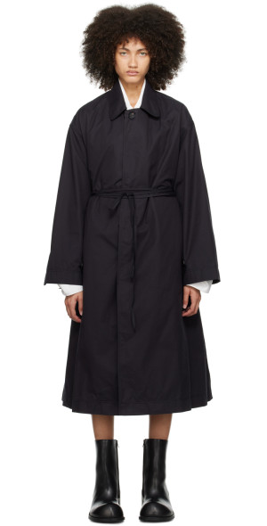 Subtle Le Nguyen - Black Spread Collar Coat