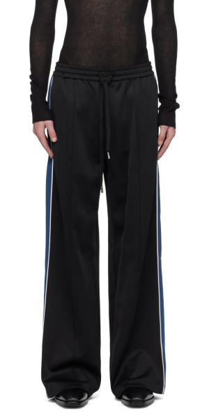 System - Black Piping Track Pants
