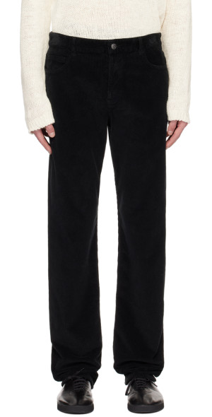 The Row - Black Carlisle Trousers