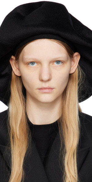 The Row - Black Chicca Beret
