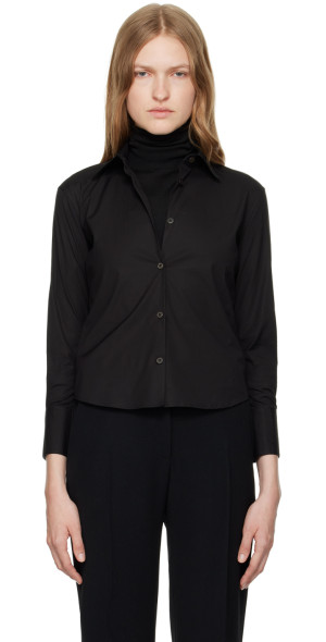 The Row - Black Frou Shirt