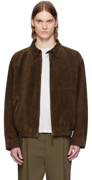 The Row - Brown Ronan Suede Jacket